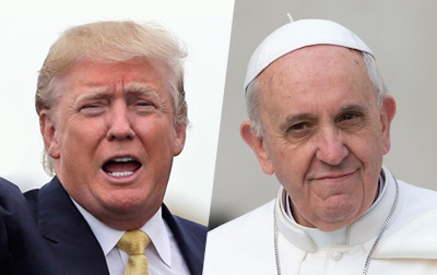 Divine Donald? Trump as admired as Pope Francis - The Horn News