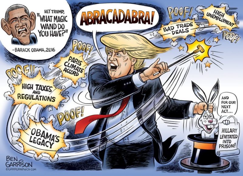 [Cartoon] Trump's MAGA Magic - The Horn News