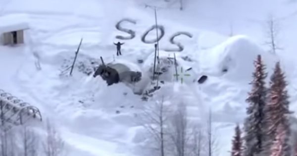 SOS! Stranded Alaskan man sighted in miracle rescue - The Horn News