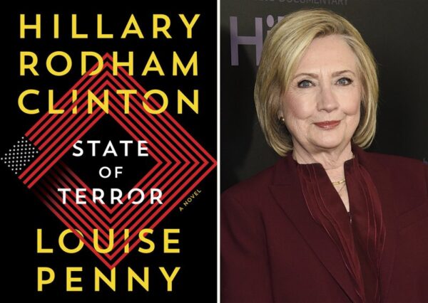 [Pic] Hillary Clinton unveils book cover for 1st novel - The Horn News