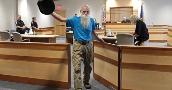 'River Dave' arrested for trespassing to his old cabin - The Horn News