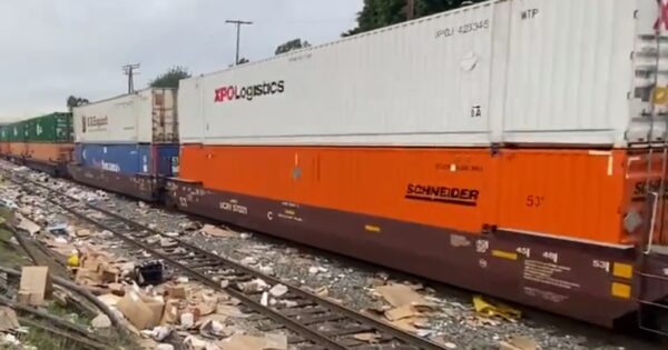 Great Train Robbery: Videos from lawless LA go viral - The Horn News