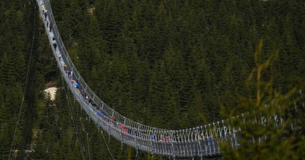New record: World's longest pedestrian bridge - The Horn News