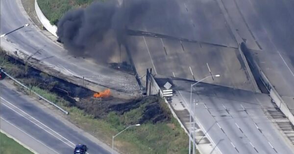 I-95 suffers collapse in Philadelphia, following Sunday's truck fire ...