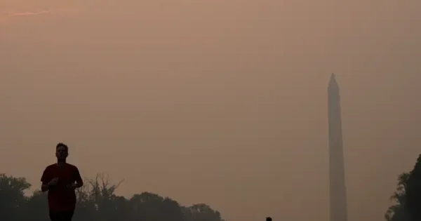 Smoky haze over US and Canada could last into the weekend - The Horn News