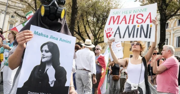 The late Mahsa Amini is named a finalist for top human rights prize ...