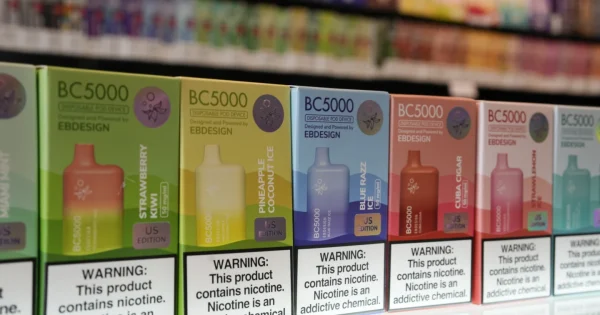 UK to ban disposable vapes, limit candy-flavored vapes - The Horn News