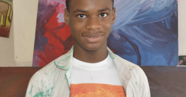 15-year-old boy sets Guinness World Record for world’s largest painting ...